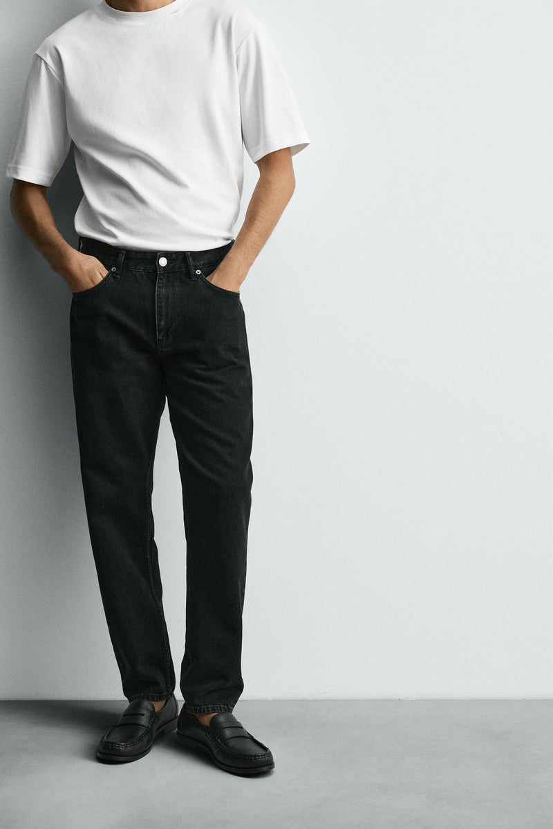 ZARA SLIM FIT TAPERED JEANS – MUQQI